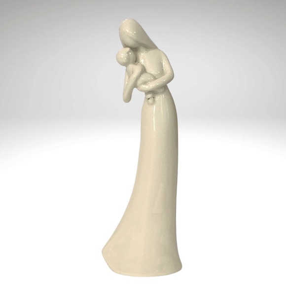 Accents | Vintage Faceless Mother And Child Figurine Mary Madonna ...